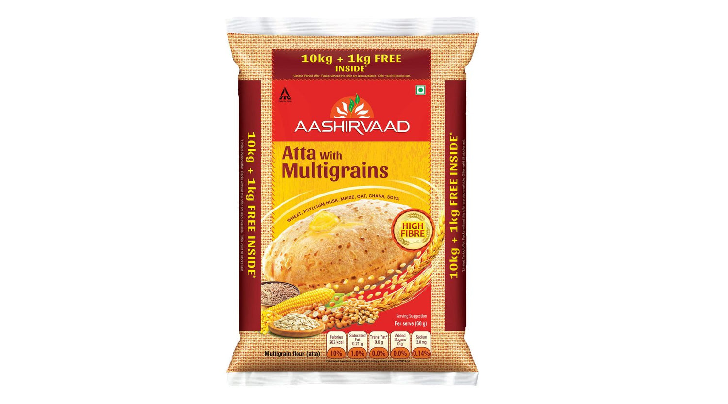 Aashirvaad multigrain Atta- for wholesome Rotis – Singal's