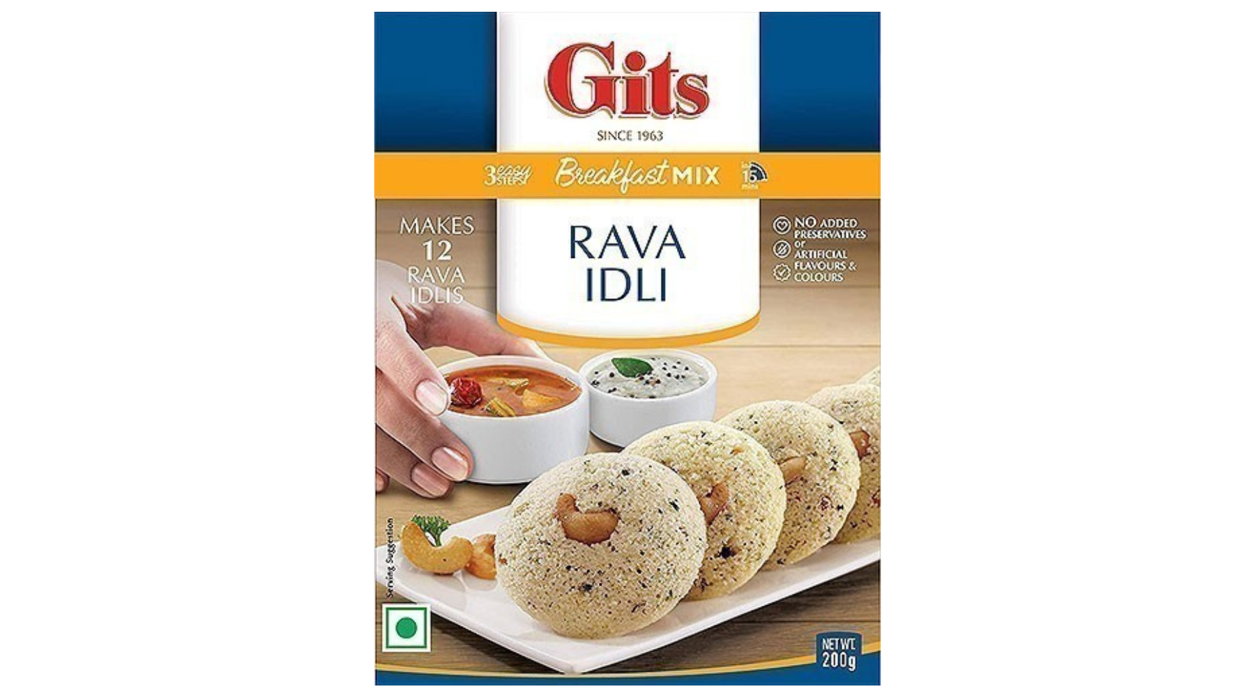 Gits Rava Idli Mix- for soft and spongy Rava cakes – Singal's