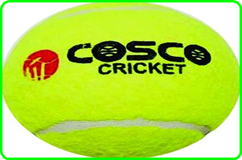 Green Cosco Cricket Ball- Durable cricket ball for long lasting fun ...