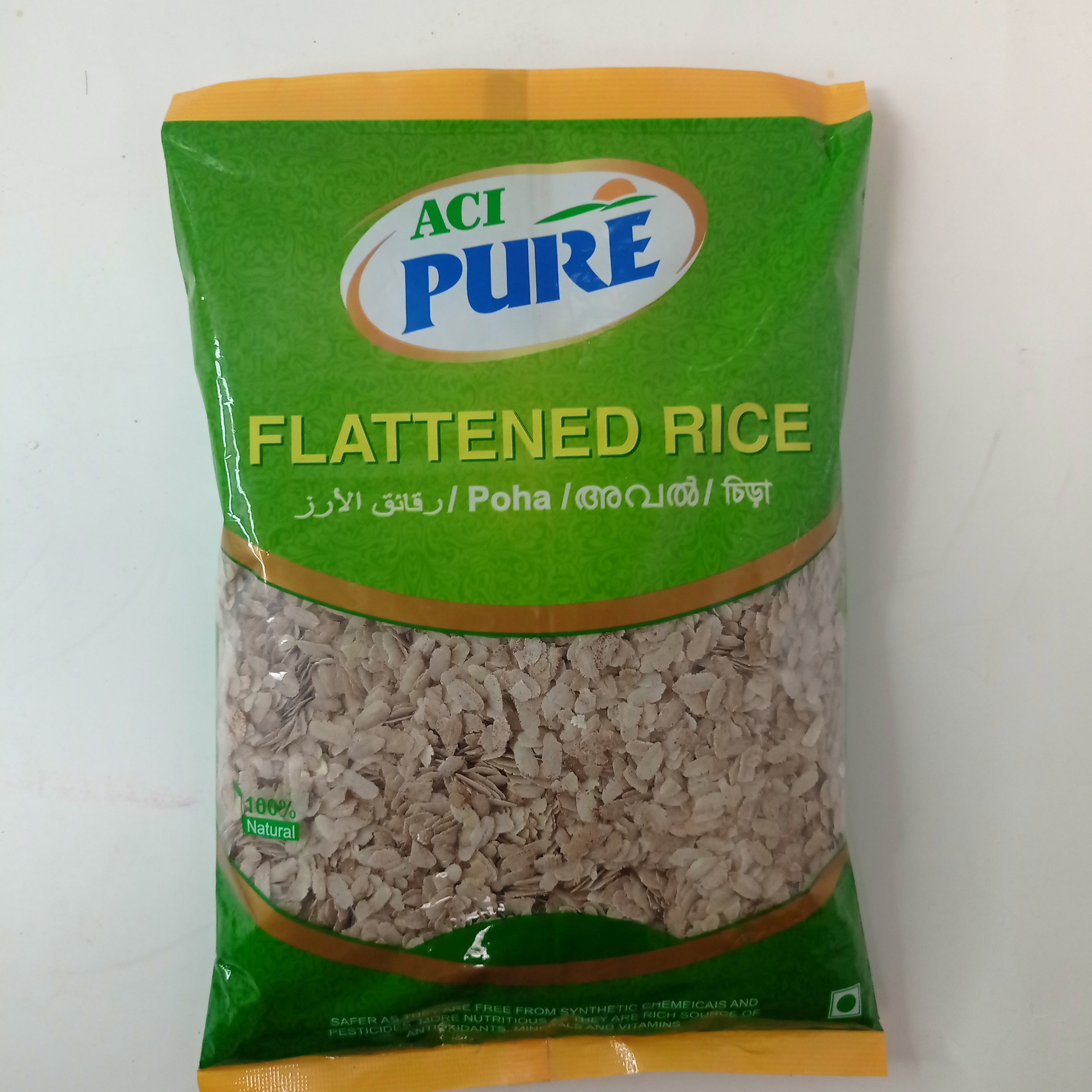 ACI Pure Flattened Rice (500gm) - Singal's - Indian Grocery Store